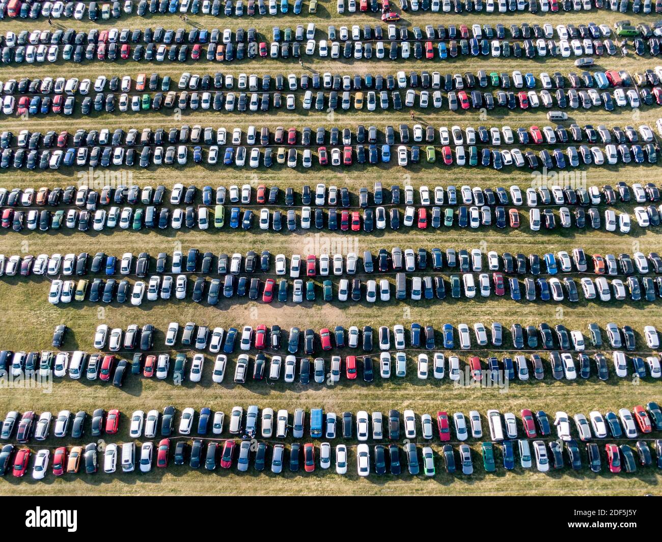 Full car park field hi-res stock photography and images - Alamy