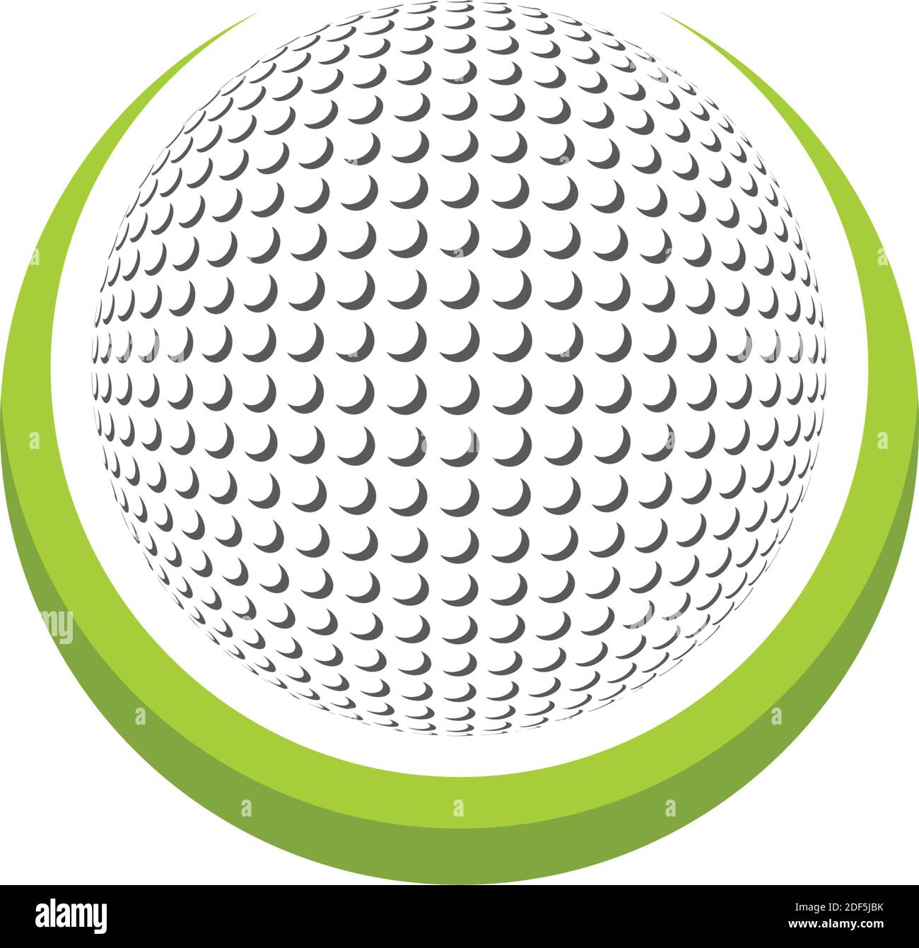 golf ball icon logo vector illustration design Stock Vector Image & Art ...