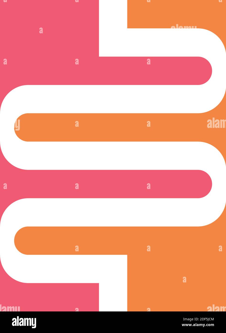 human intestine vector logo icon Stock Vector Image & Art - Alamy