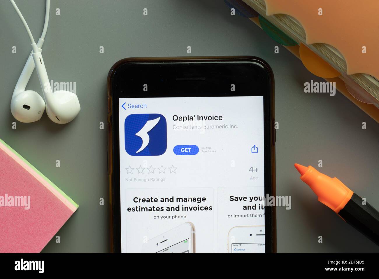 Qapla invoice hi-res stock photography and images - Alamy