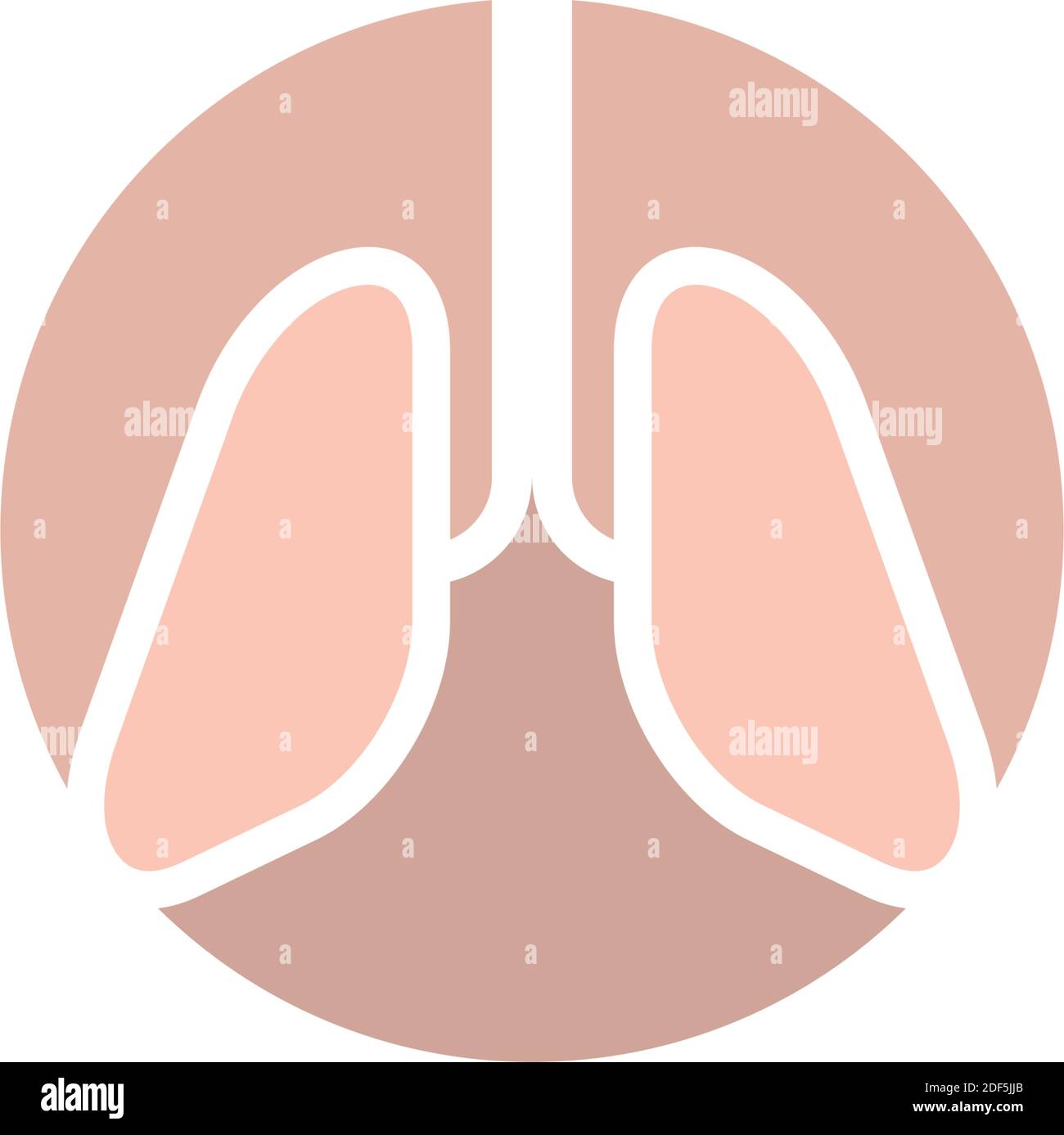 Lung cancer vector logo icon hi-res stock photography and images - Alamy