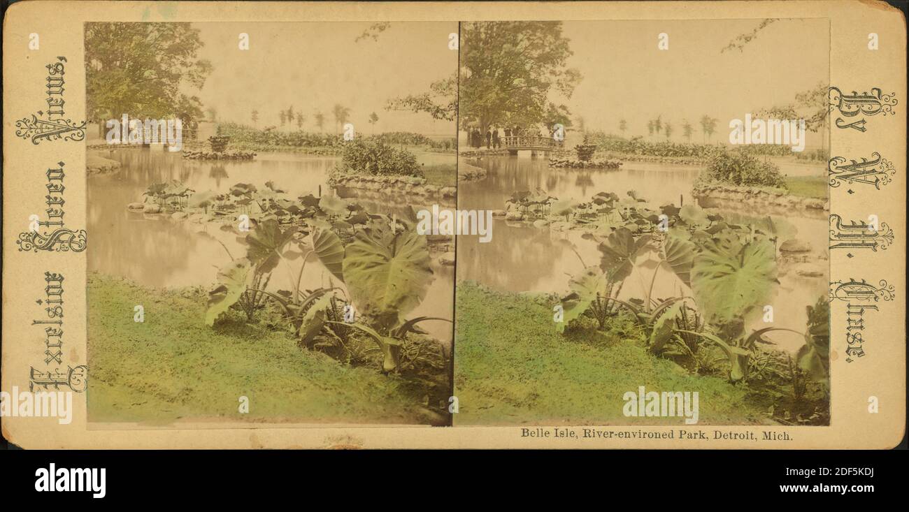 Belle Isle, river-environed park, Detroit, Michigan., still image ...