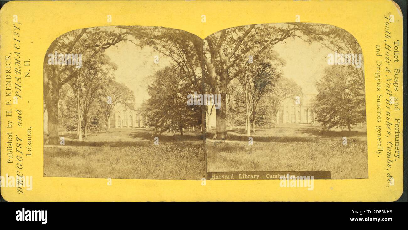 Harvard library, Cambridge., still image, Stereographs, 1850 - 1930 ...