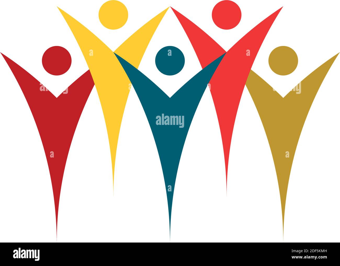 Crowd logo Stock Vector Images - Alamy