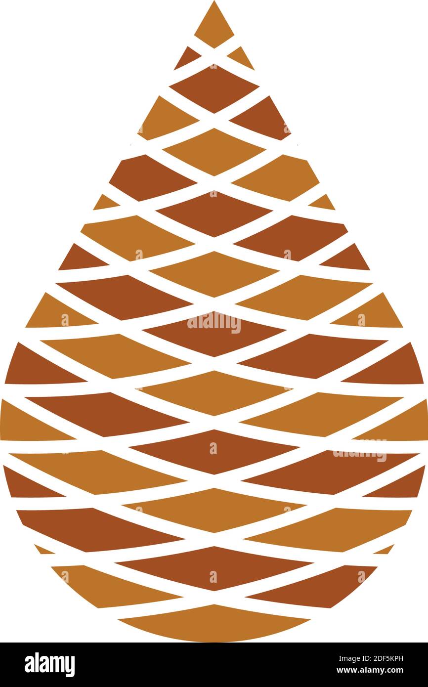 Pinecone vector vectors hi-res stock photography and images - Alamy