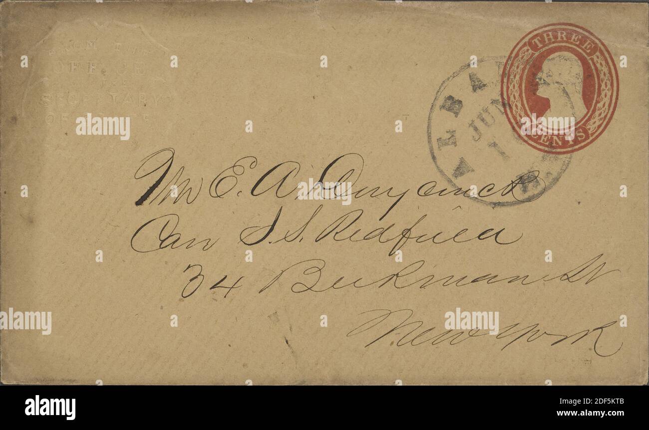 Headley, Joel Tyler (1813-1897), text, Correspondence, 1851 - 1857 ...