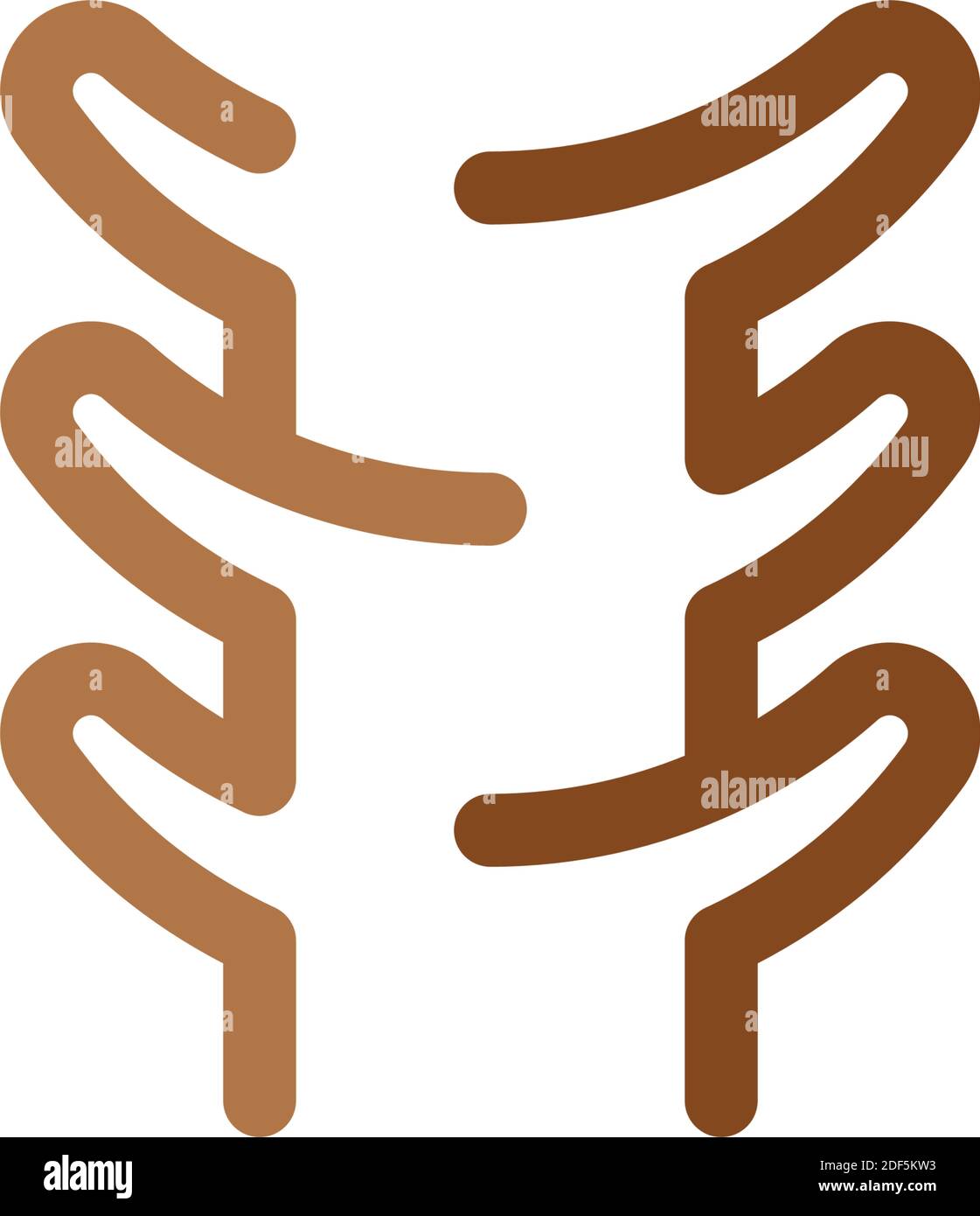 Spine healthcare logo symbol Cut Out Stock Images & Pictures - Alamy