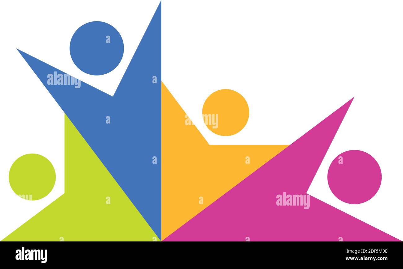 people family logo design vector symbol Stock Vector Image & Art - Alamy