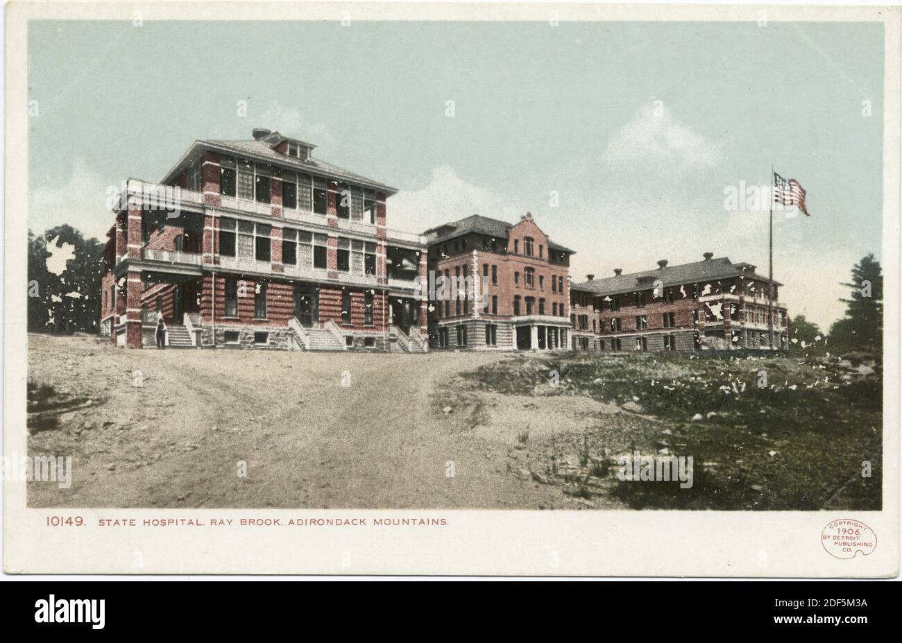 State Hospital, Ray Brook, Adirondacks, N. Y., still image, Postcards ...