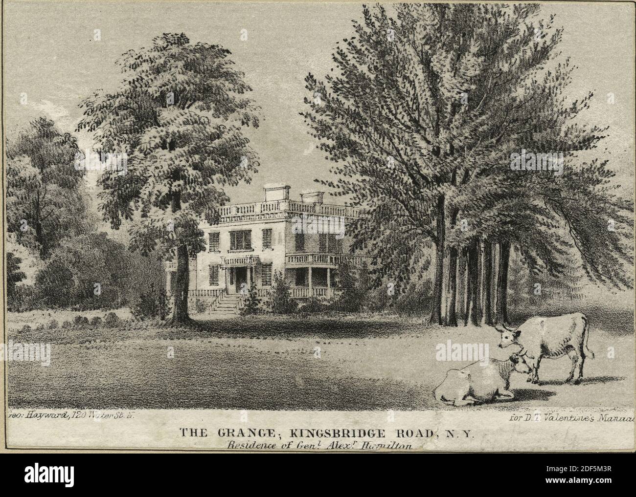 The Grange, Kingsbridge Road, N.Y., residence of Gen. Alex. Hamilton ...
