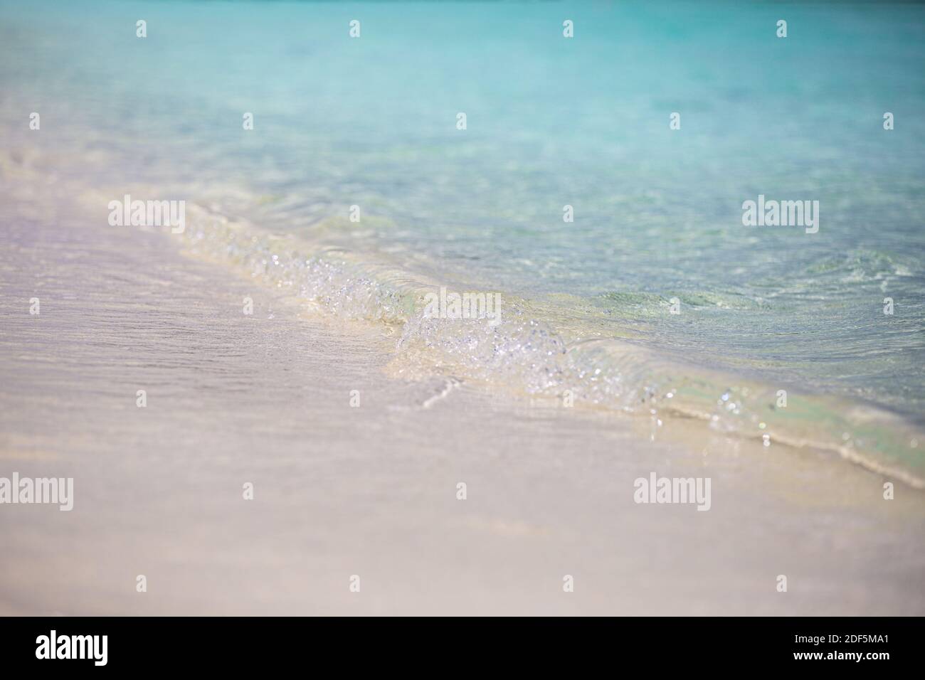 Simple sea sand waves concept. Tranquil tropical nature pattern, calm ...