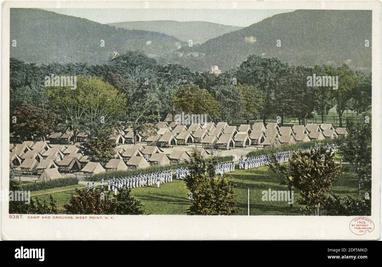 Camp and Grounds, West Point N. Y., still image, Postcards, 1898 - 1931 ...