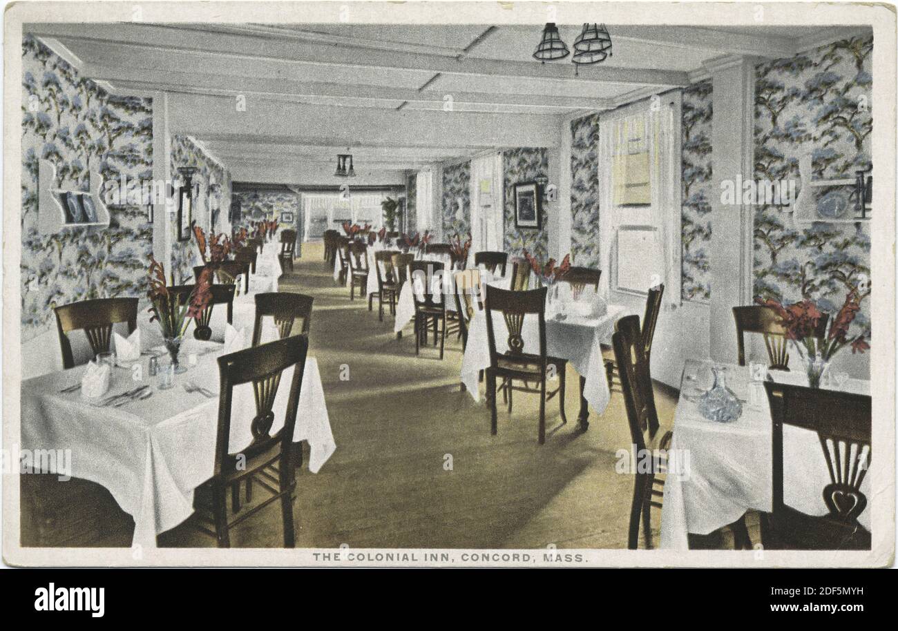 The Colonial Inn, Concord, Mass., still image, Postcards, 1898 - 1931 ...