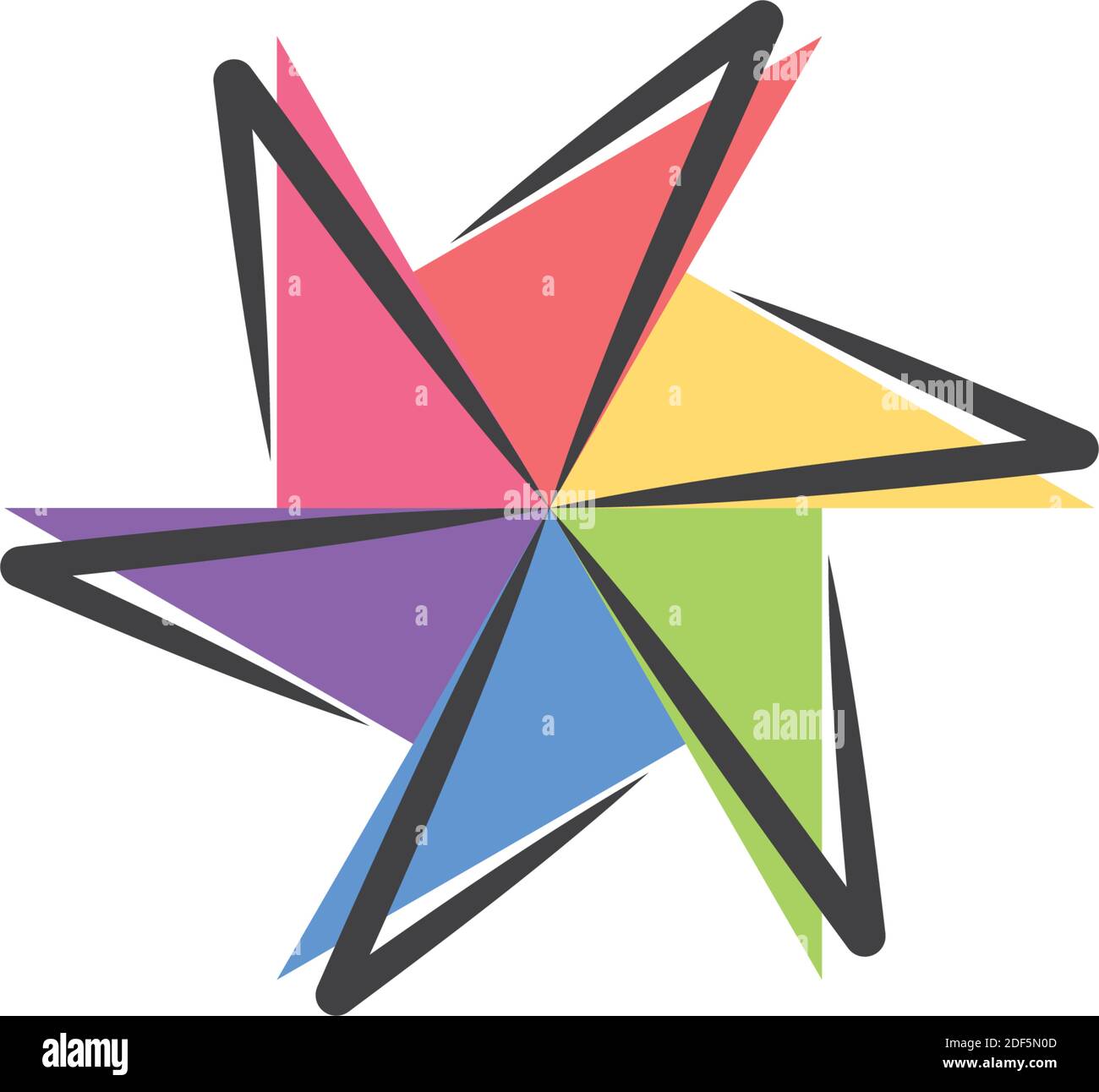 Wind turbine icon rotating Stock Vector Images - Alamy