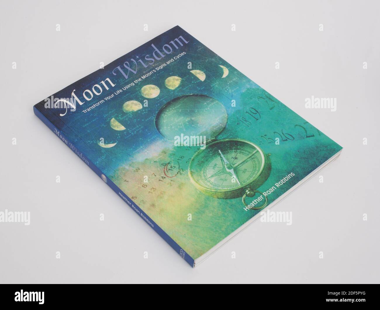 The book, Moon Wisdom written by Heather Roan Robbins Stock Photo - Alamy