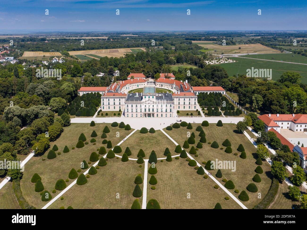 Beautiful Eszterhazy Castle in Fertod, Hungary Stock Photo - Alamy