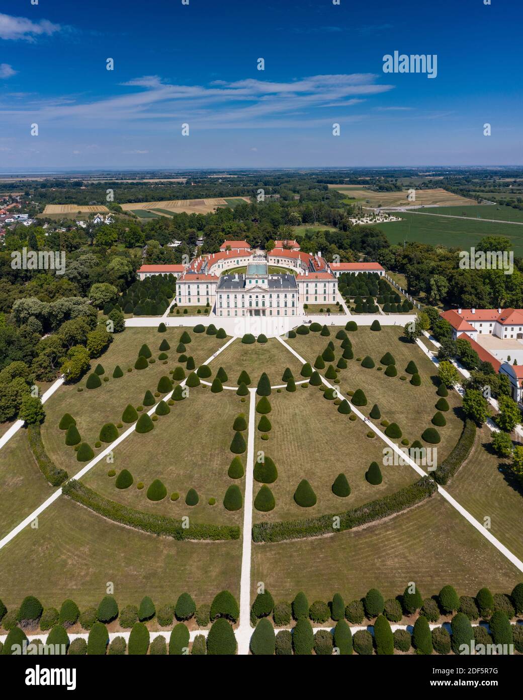 Beautiful Eszterhazy Castle in Fertod, Hungary Stock Photo - Alamy