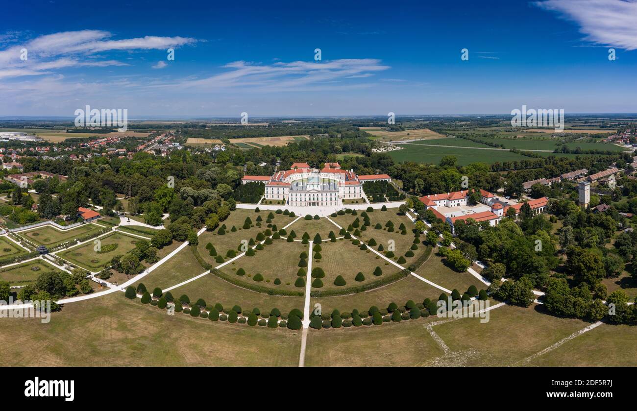 Beautiful Eszterhazy Castle in Fertod, Hungary Stock Photo - Alamy