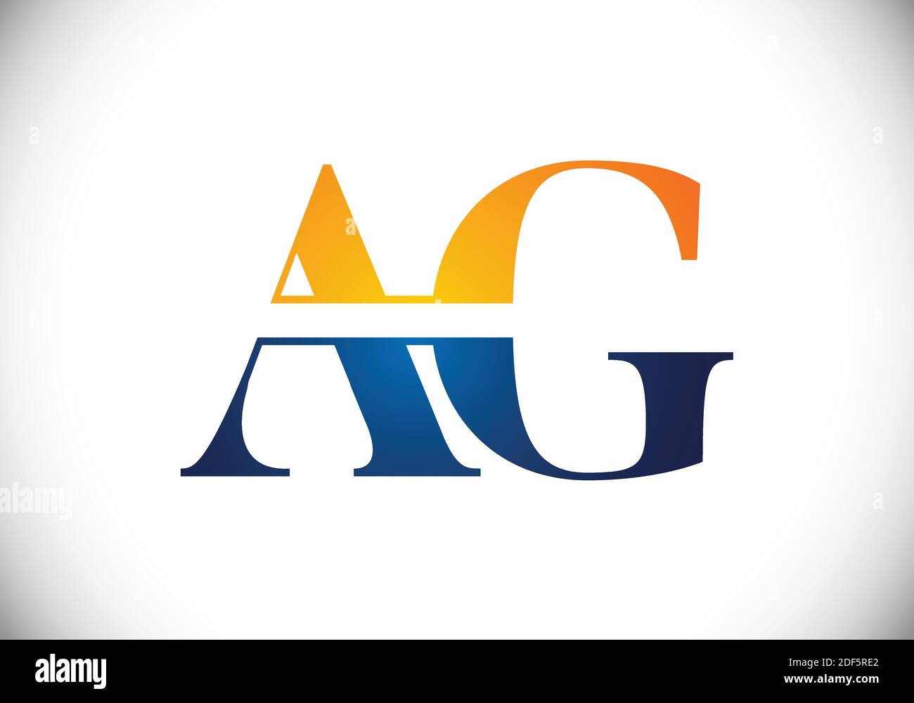 Initial Monogram Letter A G Logo Design Vector Template. Graphic ...