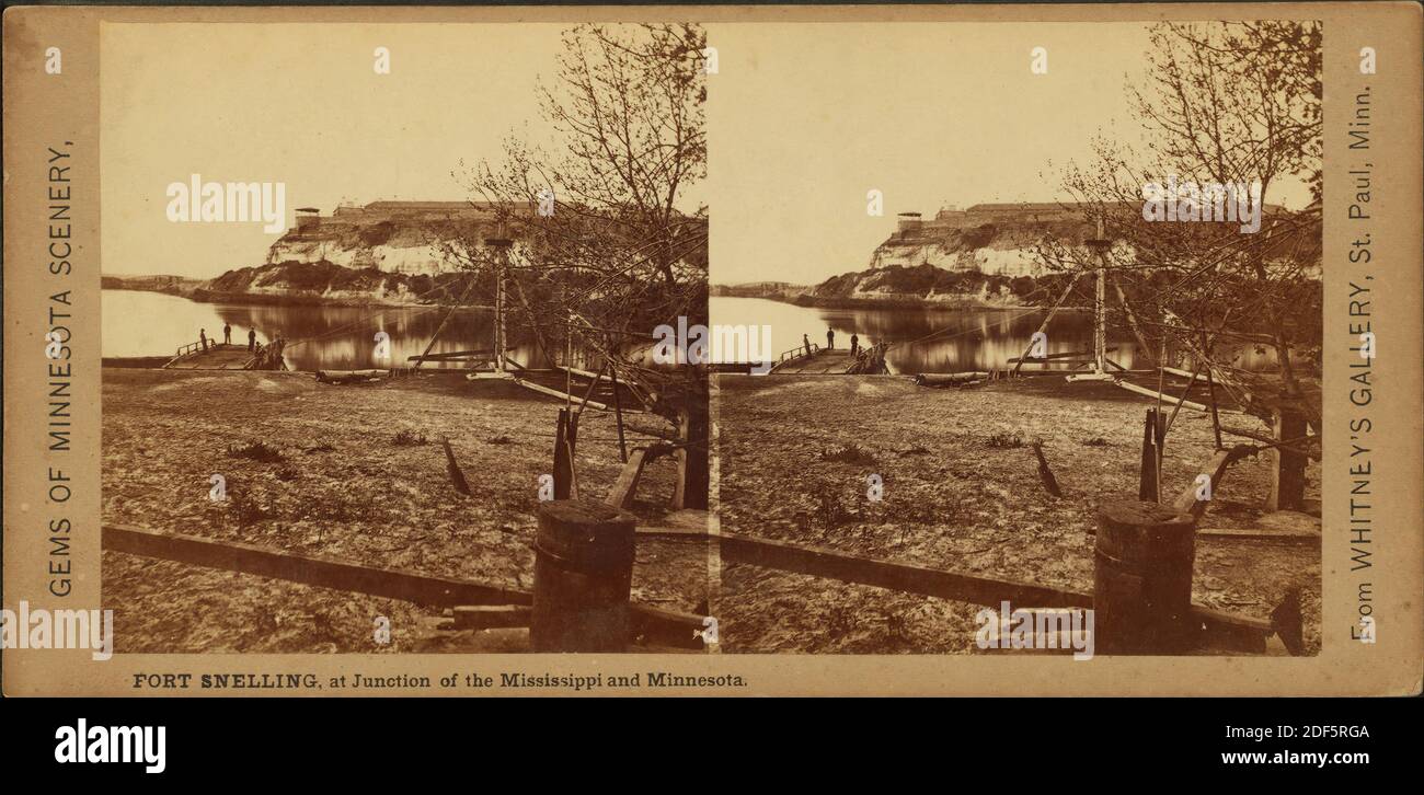 Fort Snelling, at junction of the Mississippi and Minnesota., still ...