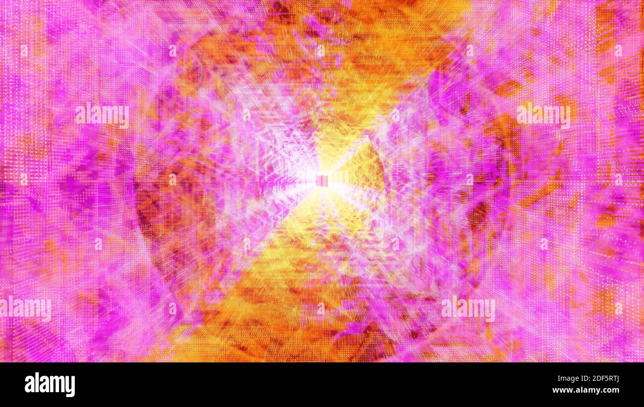 Orange colorful color effects 3d illustration vfx wallpaper background ...