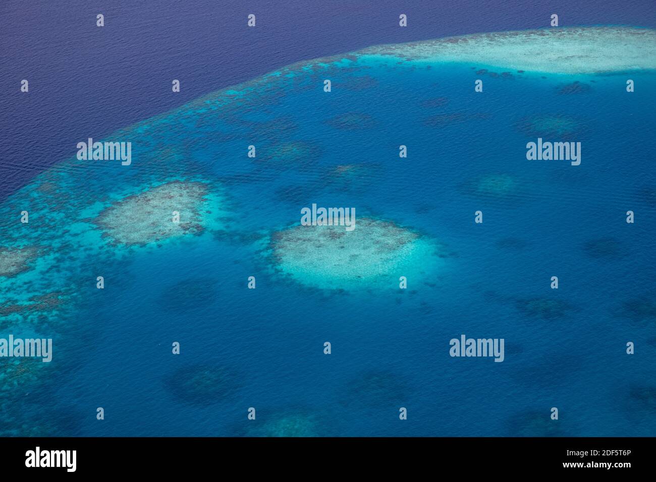 Aerial view of Maldives atolls is the world top beauty. Maldives ...