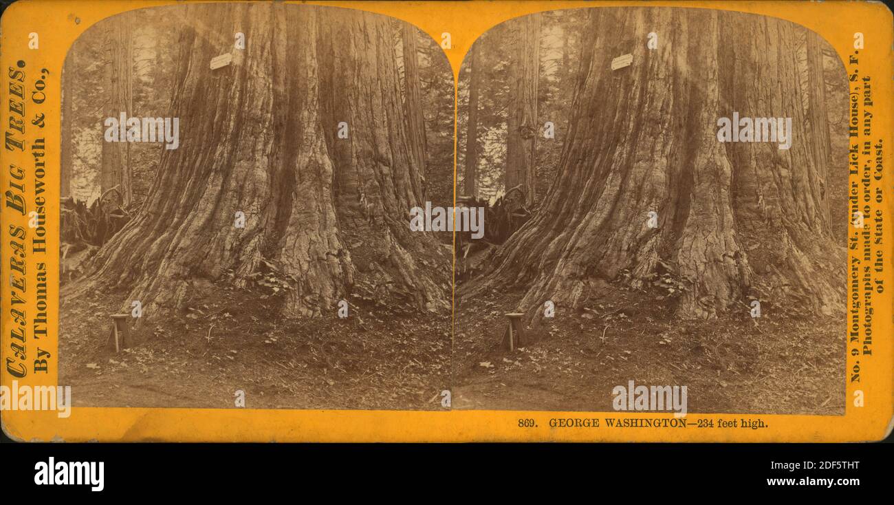 George Washington, 234 feet high., still image, Stereographs Stock ...