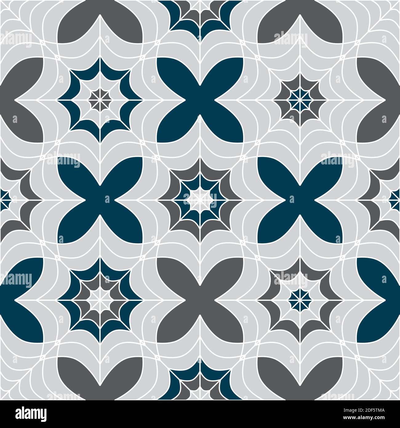 Abstract Geometric Seamless Pattern Background Illustration Stock