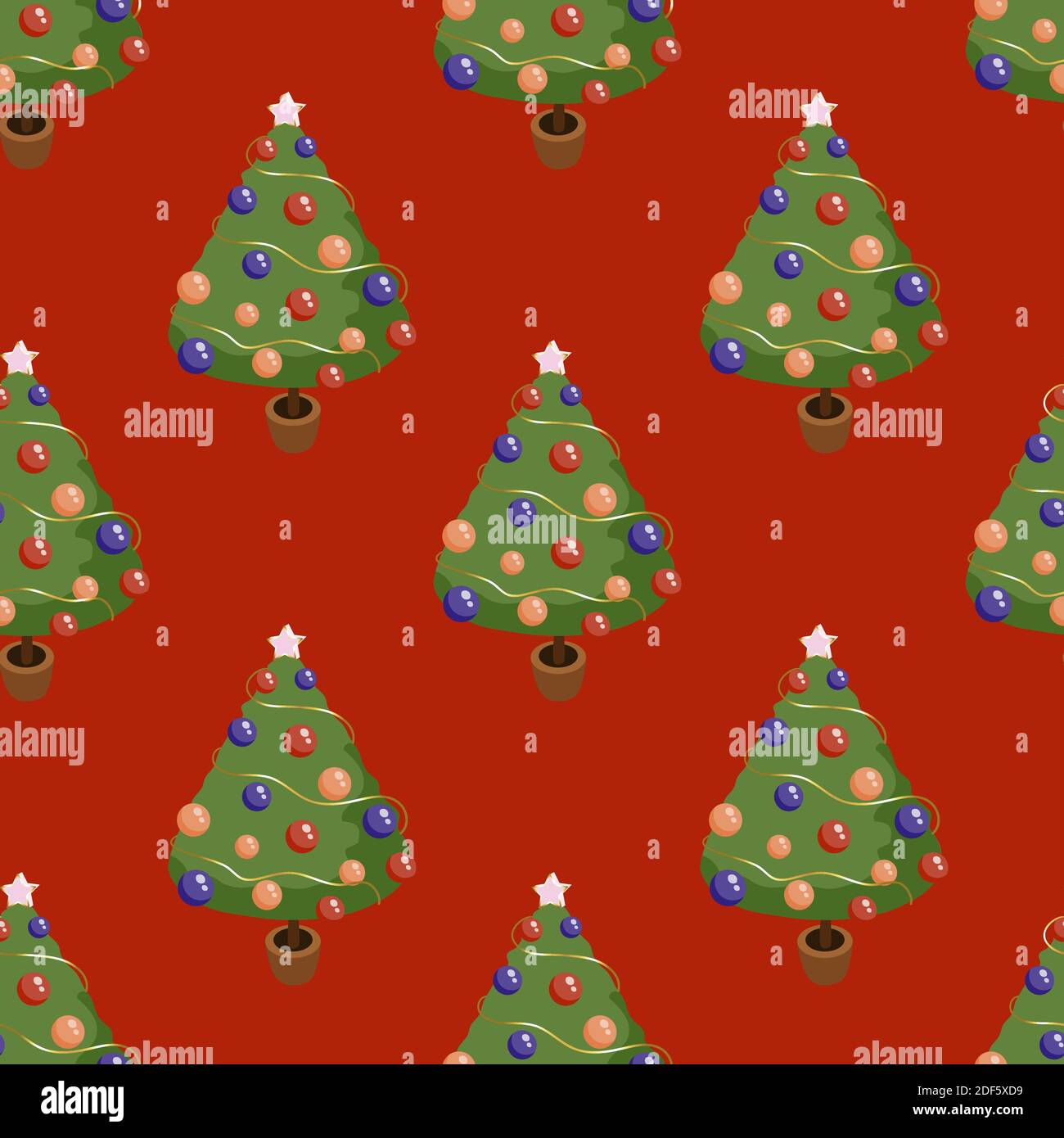 Christmas tree cartoon hi-res stock photography and images - Alamy