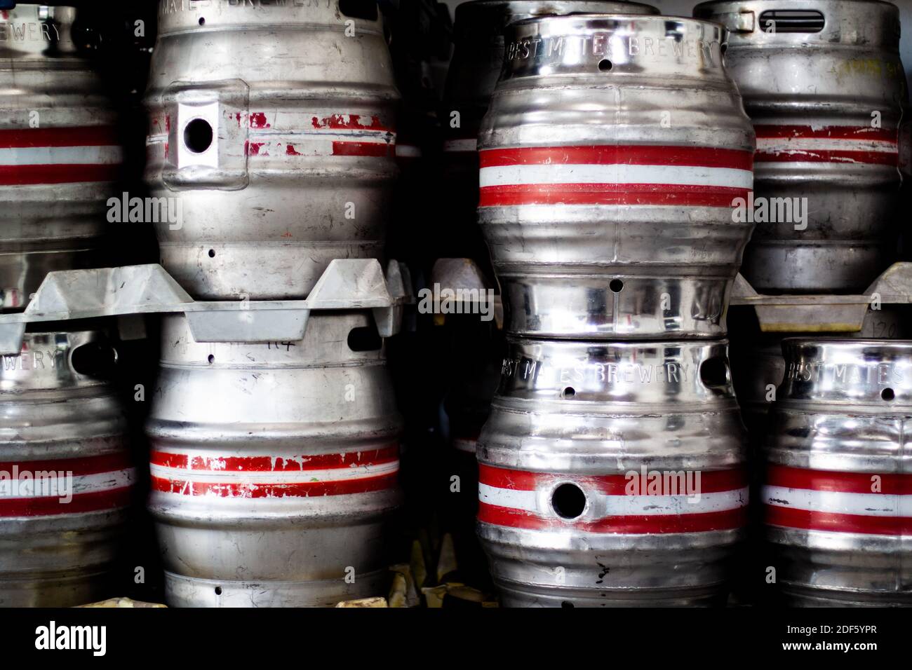 Grey barrels hi-res stock photography and images - Alamy