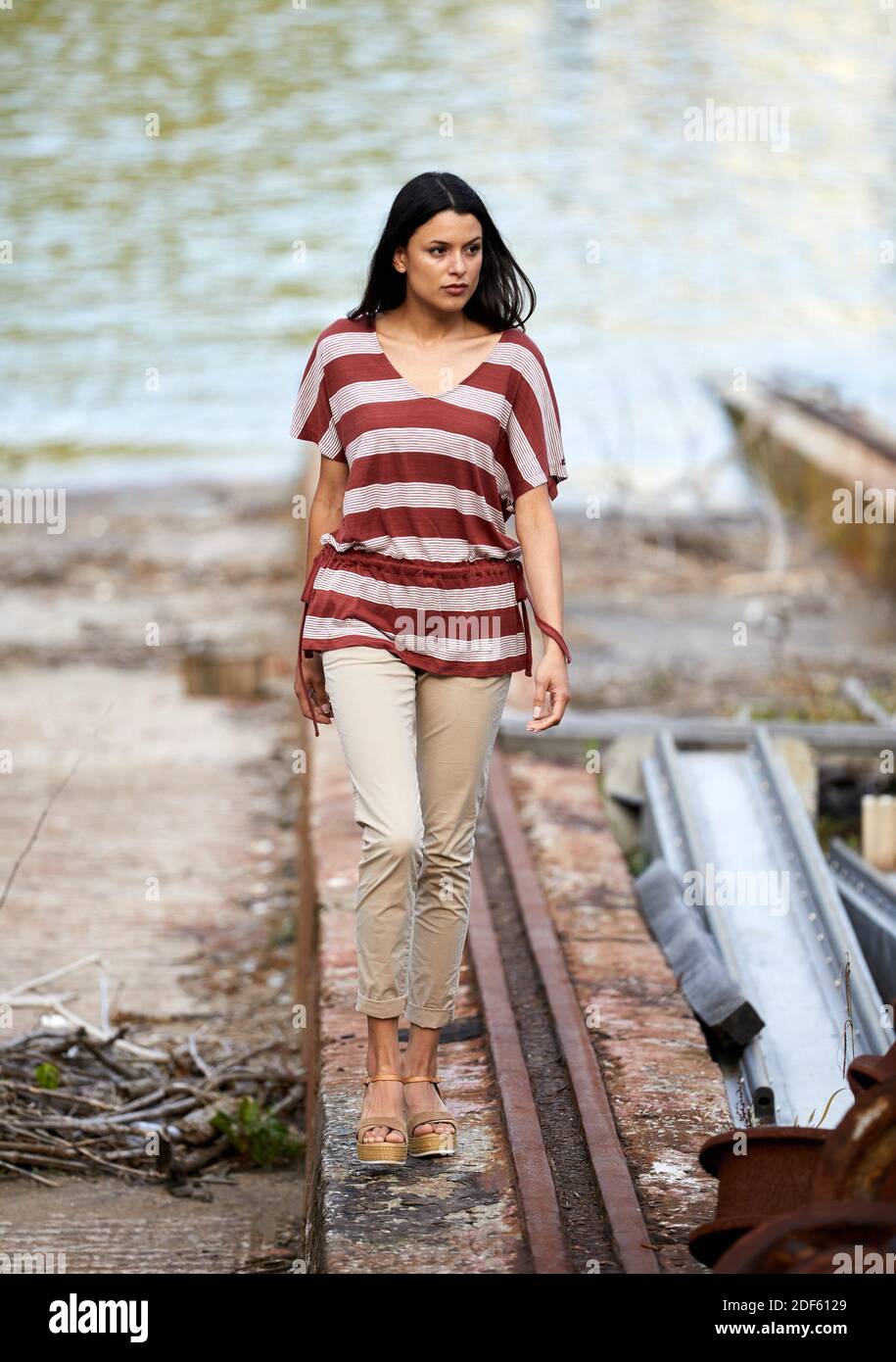 Young woman in basque hi-res stock photography and images - Alamy