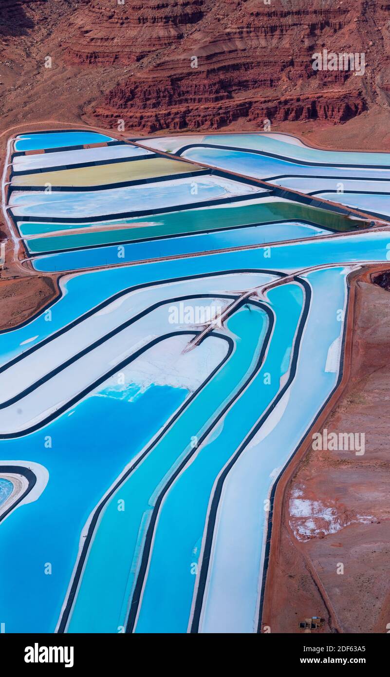 Texas gulf potash pond hi-res stock photography and images - Alamy