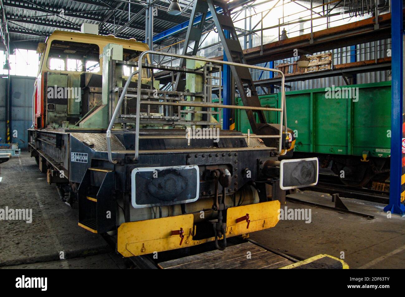 Discarded locomotive in depot Ceska Trebova, well known as "Railway ...