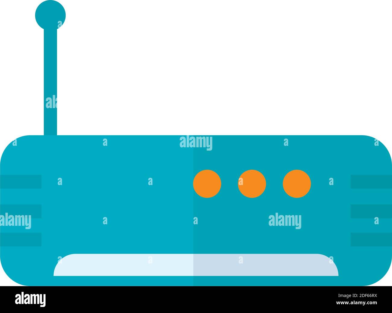 retro radio icon over white background, flat style, vector illustration ...