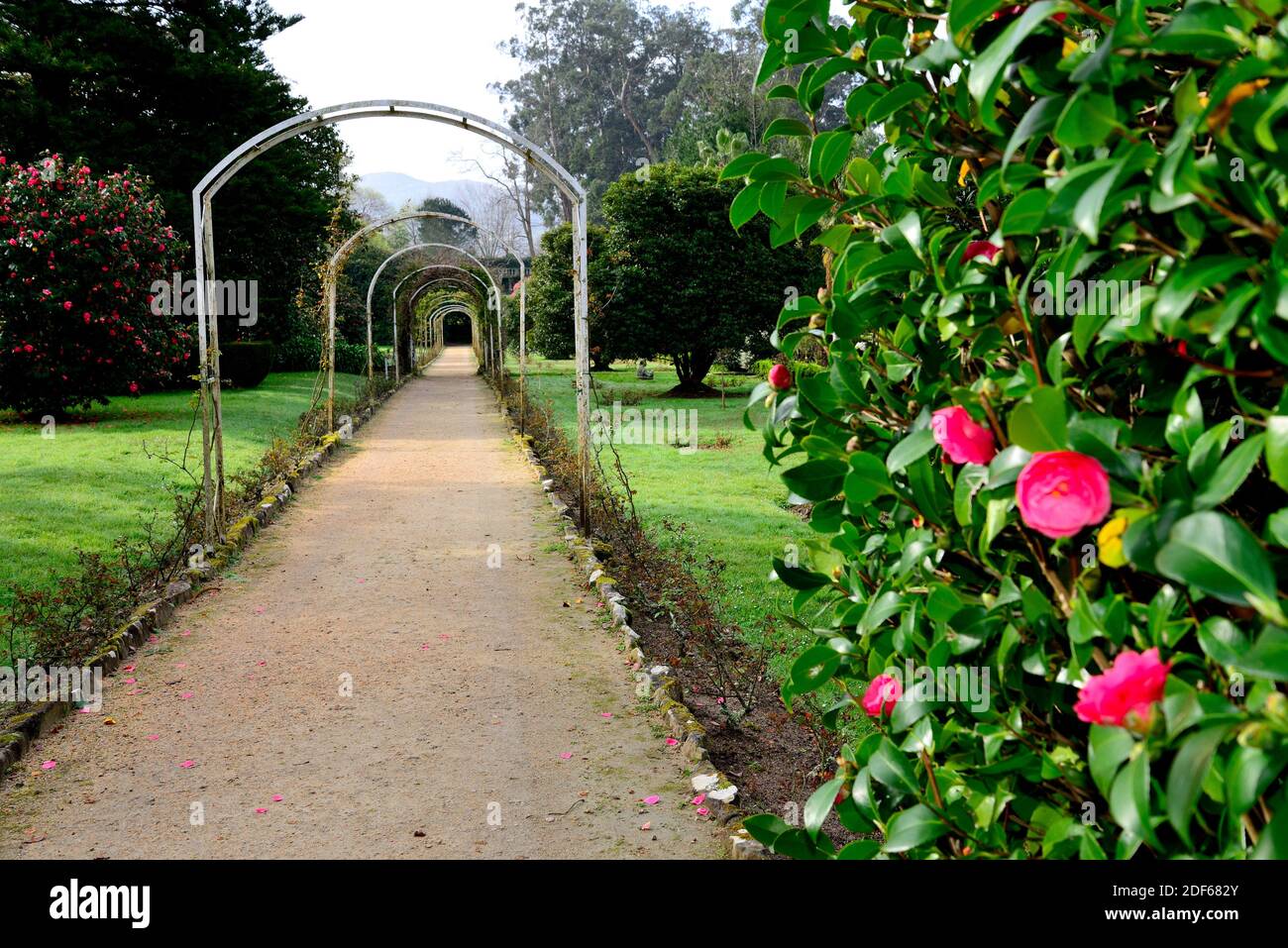 Gardens of the Country House and also museum Quiñones de León, Vigo ...