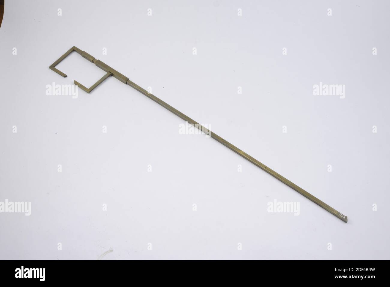 measuring stick (measuring instrument), Anonymous, after 1651, Brass ...