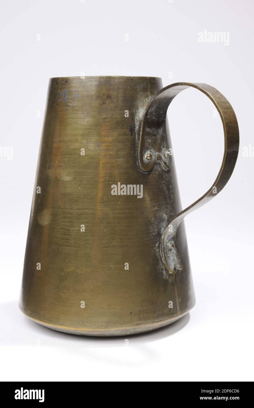 Brass conical shaped measuring jug hi-res stock photography and images ...