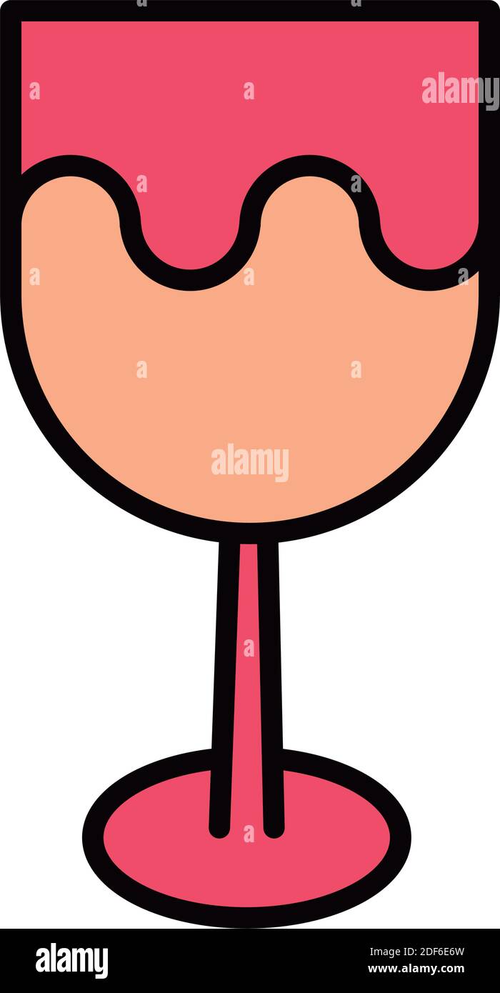 celebration party, line and fill style vector illustration Stock Vector ...