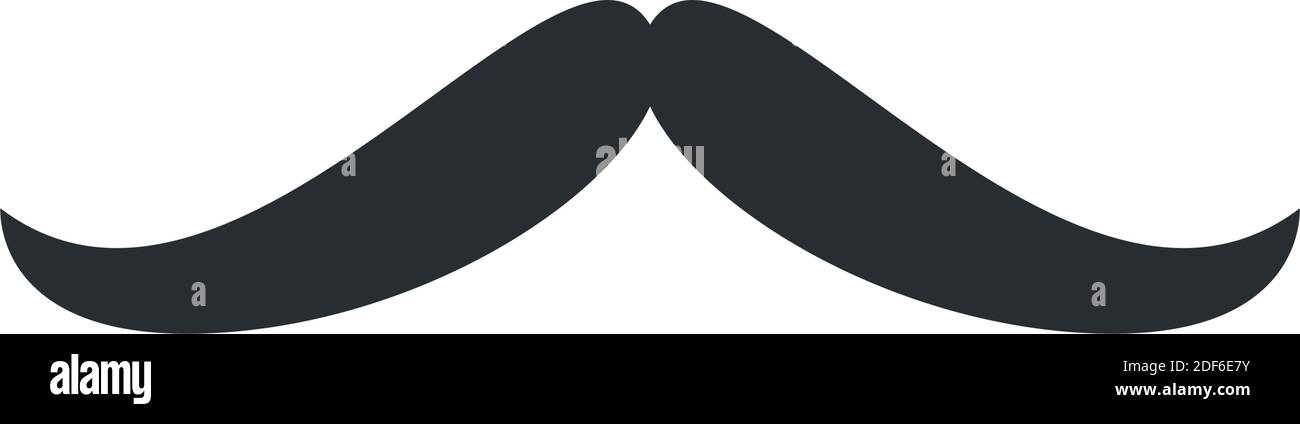 handlebar mustache icon design, hipster gentleman and man theme Vector ...