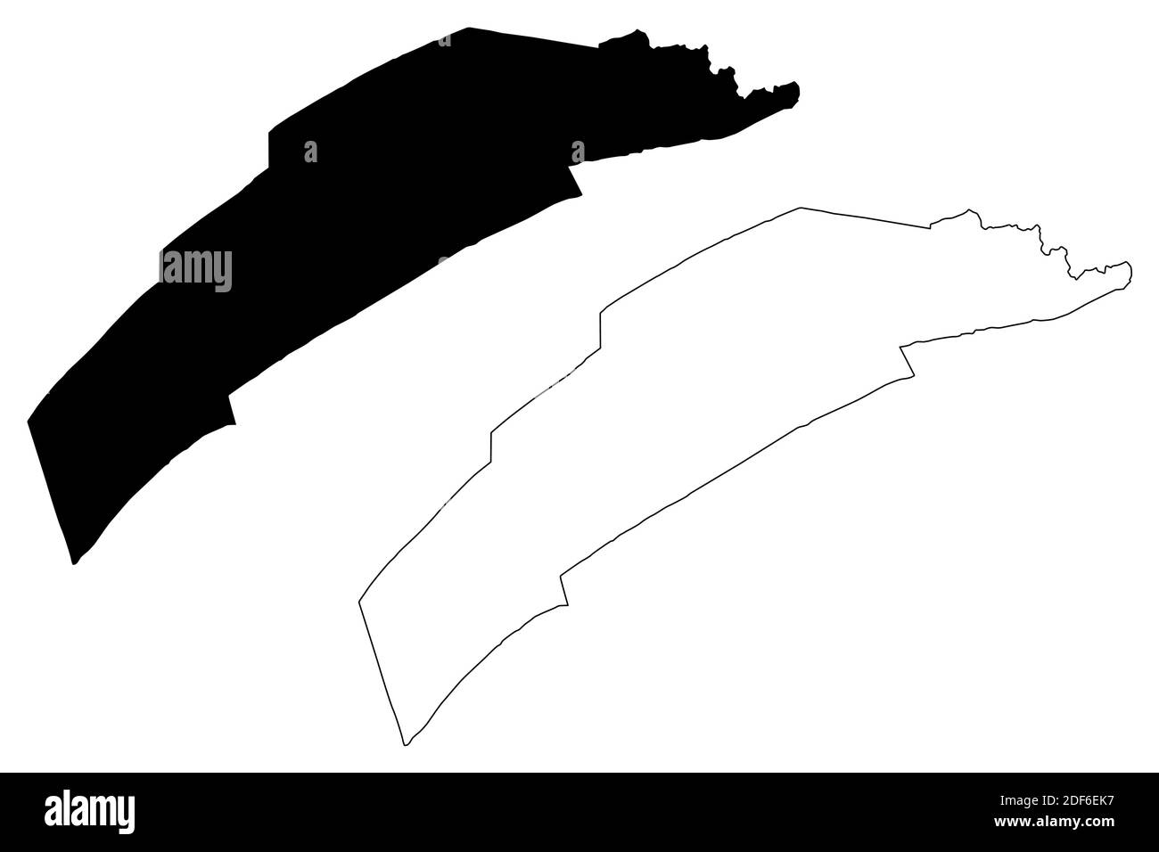 Juniata county map hi-res stock photography and images - Alamy