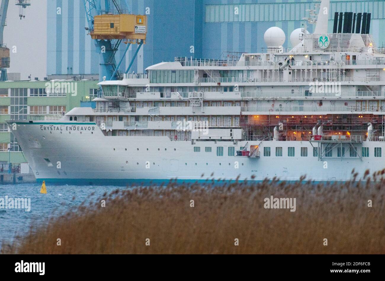 Stralsund, Germany. 03rd Dec, 2020. The expedition yacht "Crystal ...
