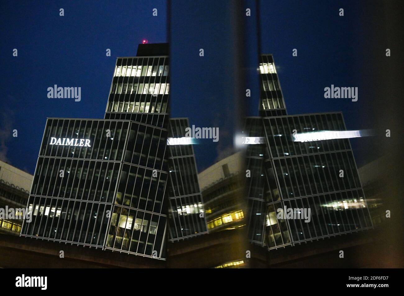 Stuttgart, Germany. 03rd Dec, 2020. The headquarters of Daimler AG at ...