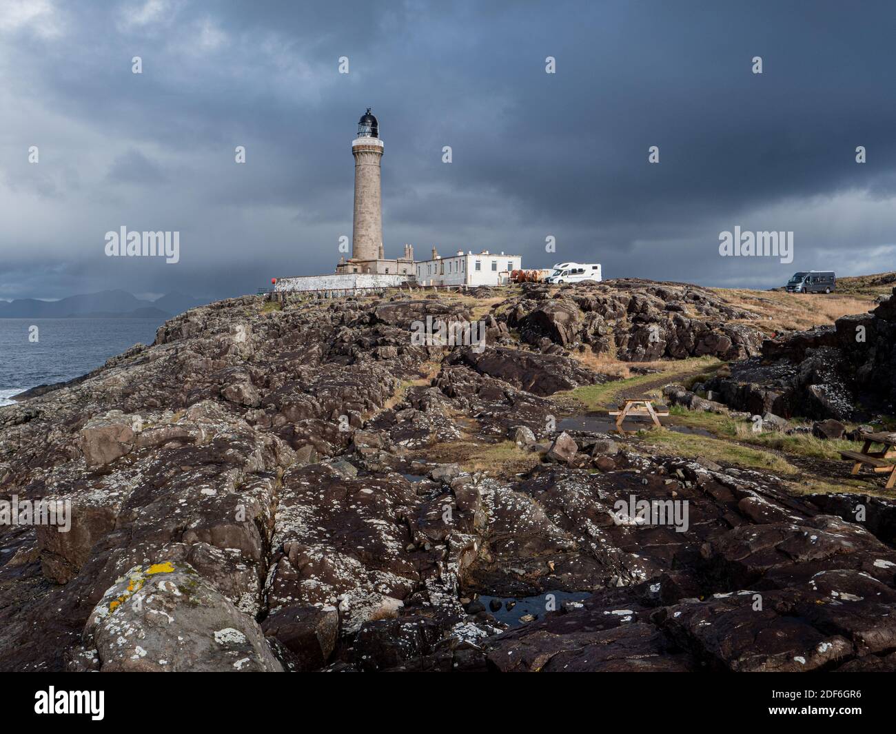 Ardnamurchan Lighthouse Lochaber, Highland, Scotland. UK Stock Photo ...