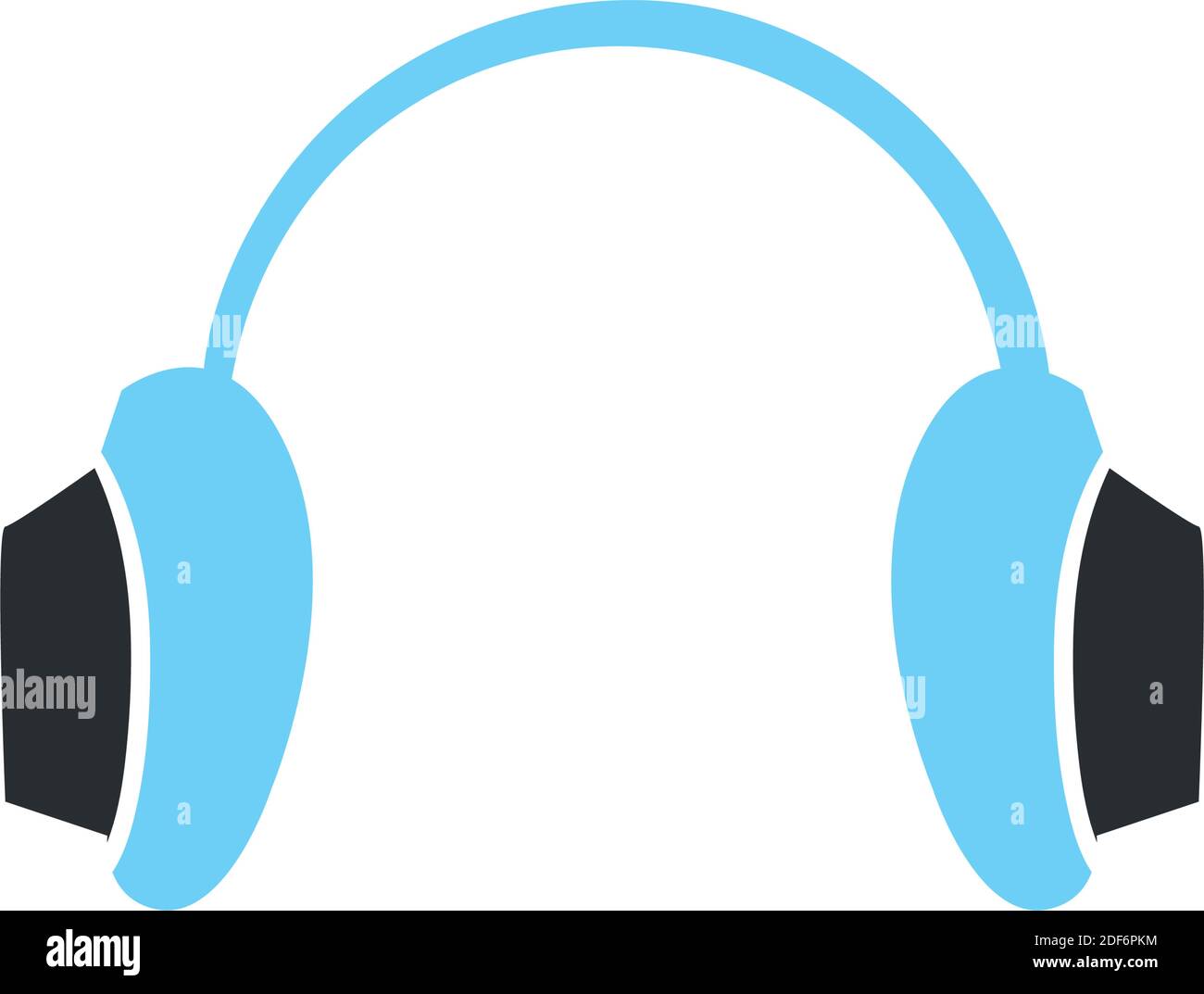 headphone design, music device sound and audio theme Vector ...