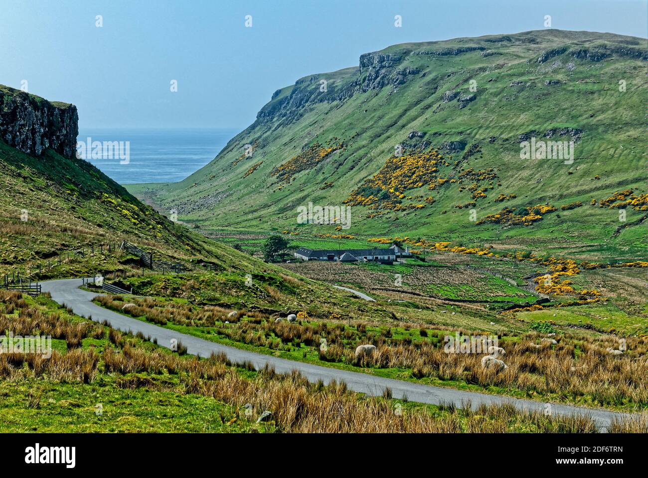 Glaciated valley on the Isle of Skye, Scotland, UK Stock Photo - Alamy