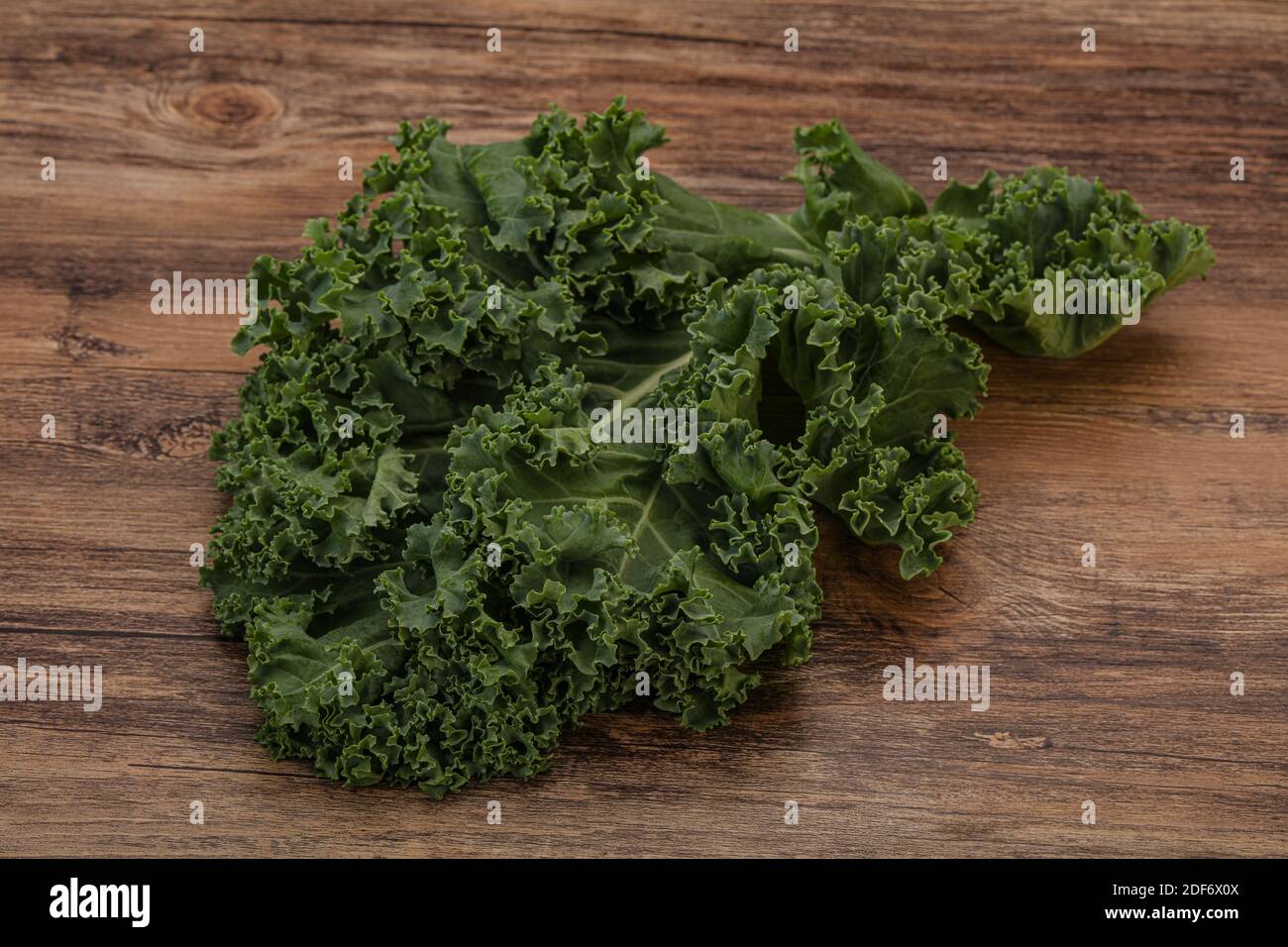 Vagan cuisine - Fresh green Cale Cabbage leaf Stock Photo - Alamy