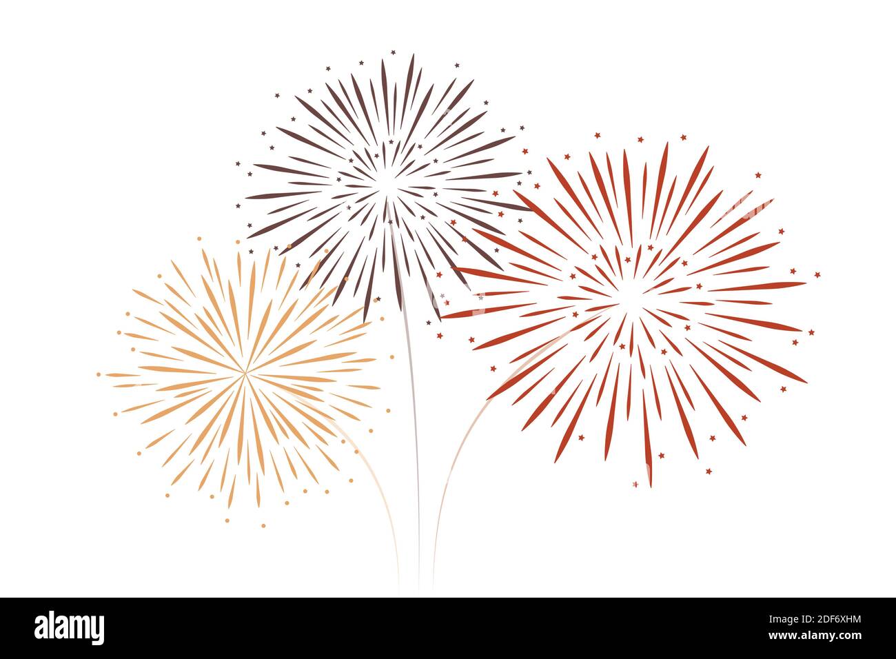 firework isolated on white background vector illustration EPS10 Stock ...