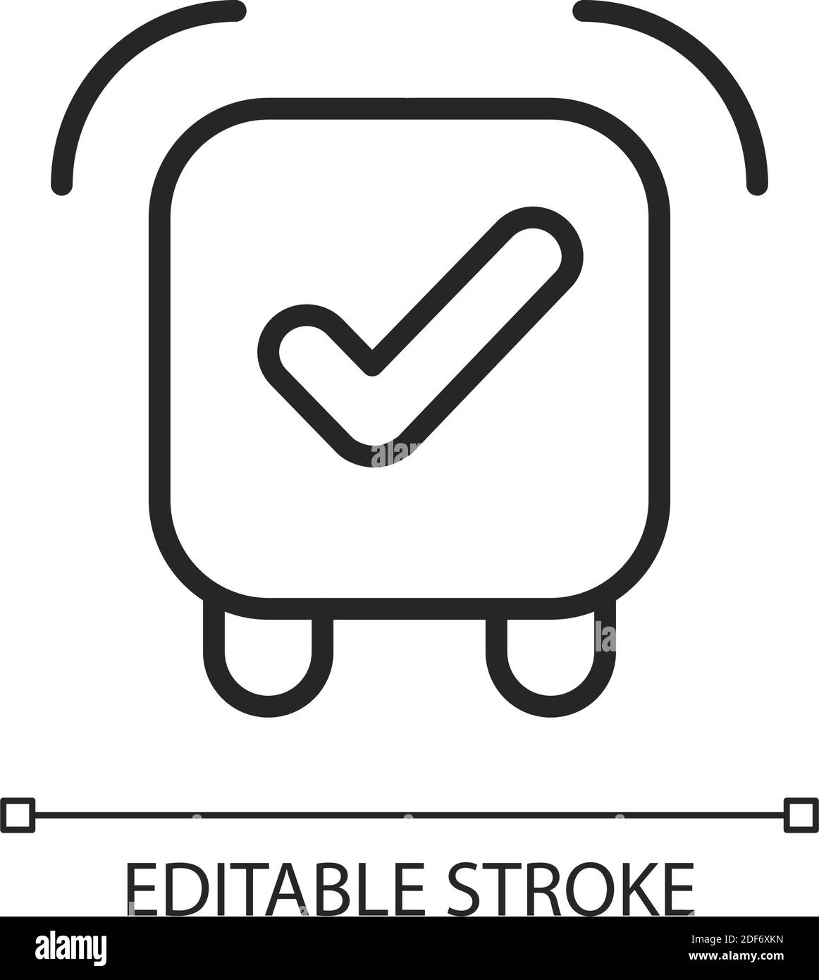 Alarm clock icon perfect Black and White Stock Photos & Images - Alamy