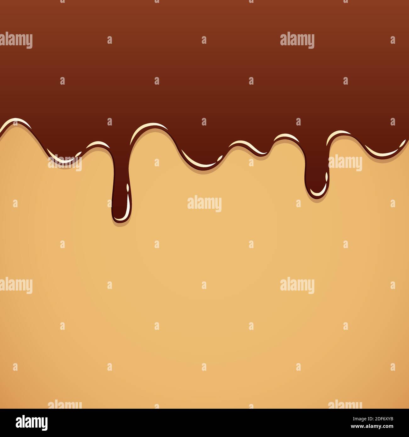 sweet melting chocolate icing background vector illustration EPS10 ...