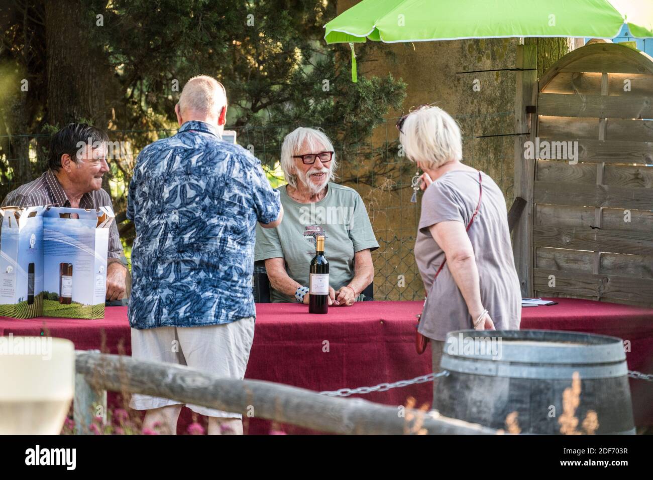Pierre Richard at his winery, France, Europe Stock Photo - Alamy